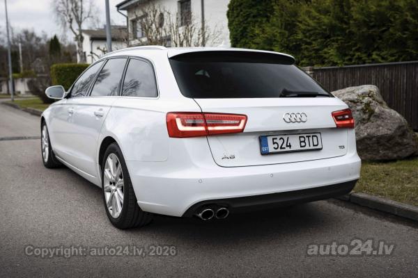 White Audi A6 2013 in Tallinn, with an engine capacity of 2.00 L and mileage of 253 thousand km for 8990 €, photo 5 on AUTOMOTO.COM.LV