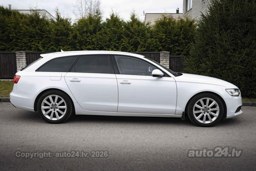 White Audi A6 2013 in Tallinn, with an engine capacity of 2.00 L and mileage of 253 thousand km for 8990 €, photo 8 on AUTOMOTO.COM.LV