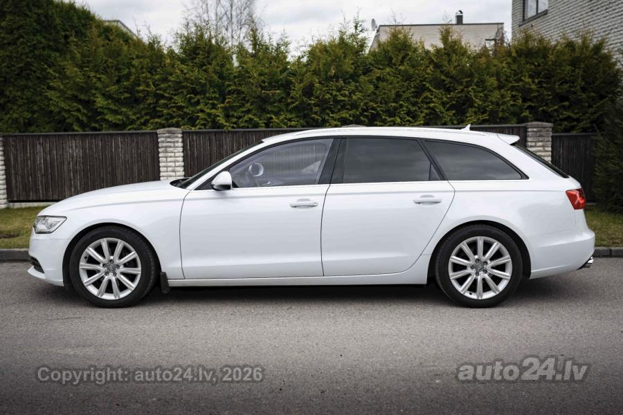White Audi A6 2013 in Tallinn, with an engine capacity of 2.00 L and mileage of 253 thousand km for 8990 €, photo 9 on AUTOMOTO.COM.LV
