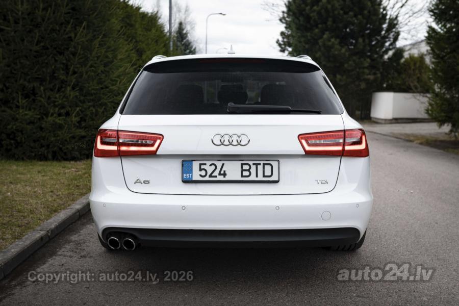 White Audi A6 2013 in Tallinn, with an engine capacity of 2.00 L and mileage of 253 thousand km for 8990 €, photo 10 on AUTOMOTO.COM.LV