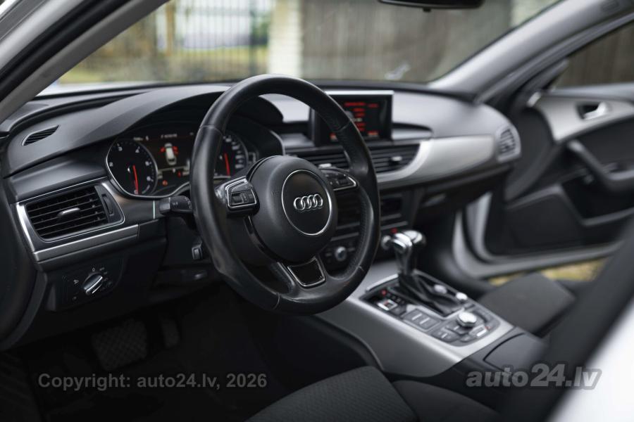 White Audi A6 2013 in Tallinn, with an engine capacity of 2.00 L and mileage of 253 thousand km for 8990 €, photo 17 on AUTOMOTO.COM.LV