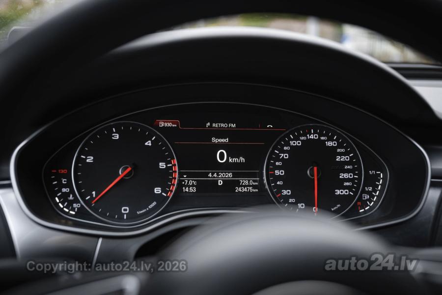 White Audi A6 2013 in Tallinn, with an engine capacity of 2.00 L and mileage of 253 thousand km for 8990 €, photo 21 on AUTOMOTO.COM.LV