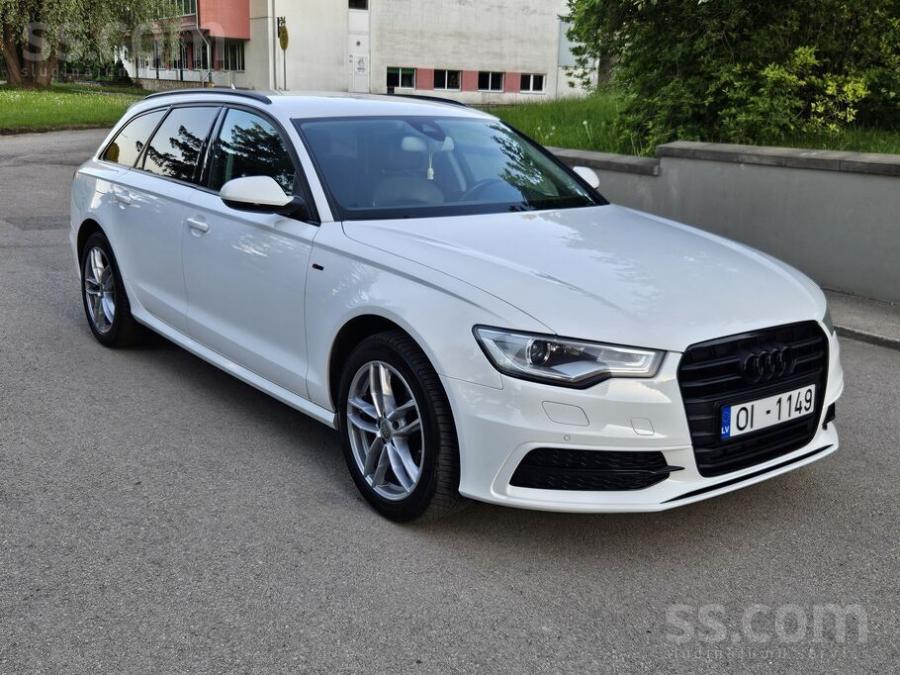 White Audi A6 2013 in Jekabpils, with an engine capacity of 3.00 L and mileage of 300 thousand km for 10990 €, photo 5 on AUTOMOTO.COM.LV