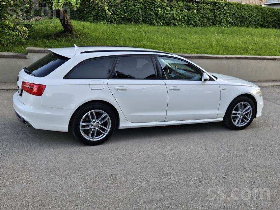White Audi A6 2013 in Jekabpils, with an engine capacity of 3.00 L and mileage of 300 thousand km for 10990 €, photo 8 on AUTOMOTO.COM.LV