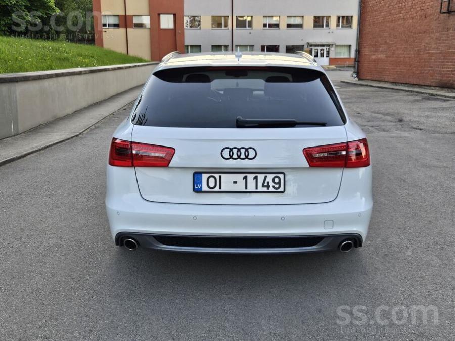 White Audi A6 2013 in Jekabpils, with an engine capacity of 3.00 L and mileage of 300 thousand km for 10990 €, photo 10 on AUTOMOTO.COM.LV