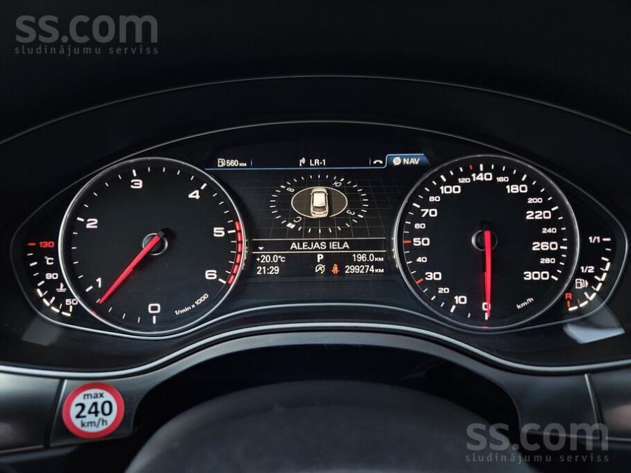 White Audi A6 2013 in Jekabpils, with an engine capacity of 3.00 L and mileage of 300 thousand km for 10990 €, photo 36 on AUTOMOTO.COM.LV