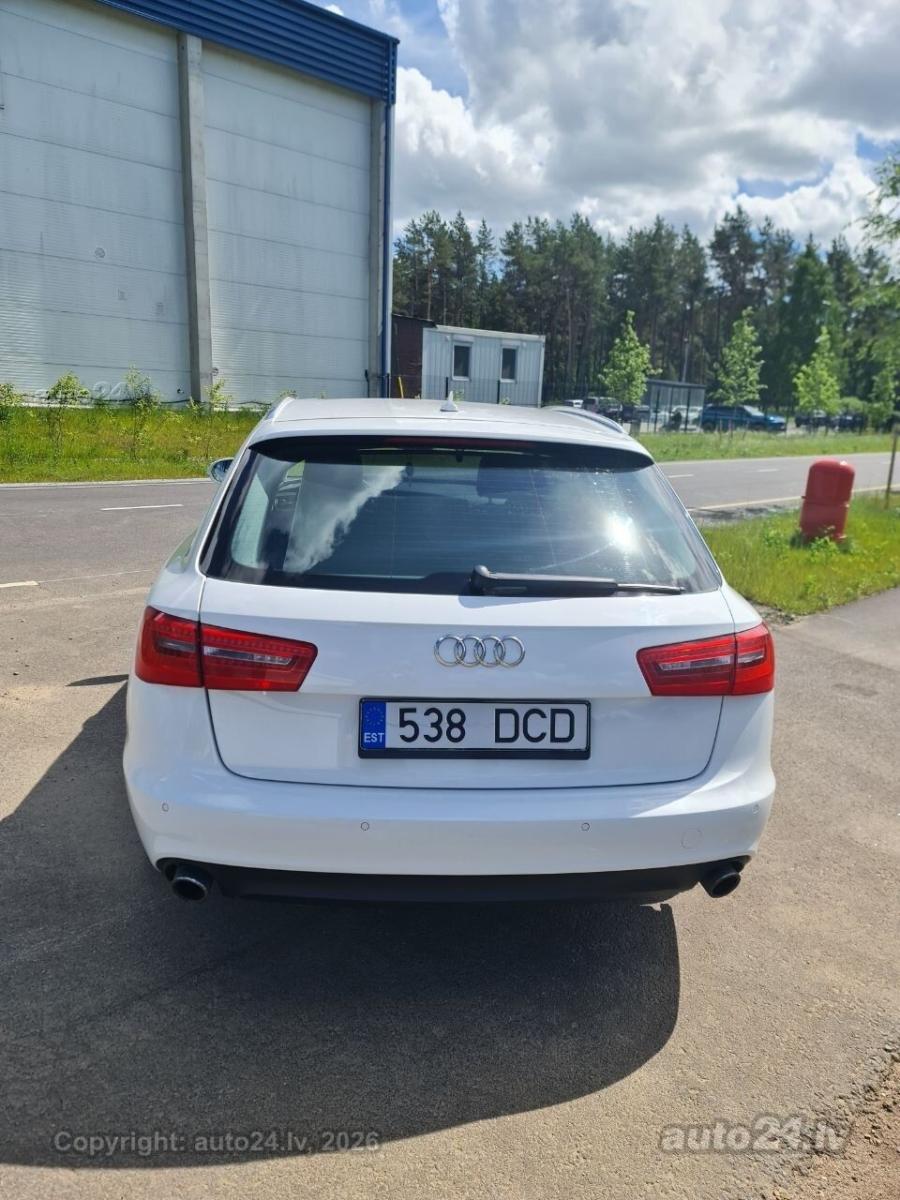 Balts Audi A6 2013 Tallina, ar dzinēja tilpumu 3.00 L un nobraukumu 333 tūkst. km par 8999 €, foto 4 vietnē AUTOMOTO.COM.LV
