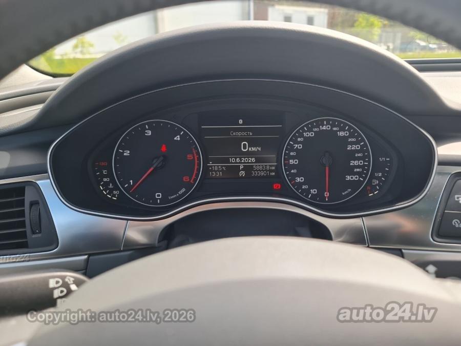 Balts Audi A6 2013 Tallina, ar dzinēja tilpumu 3.00 L un nobraukumu 333 tūkst. km par 8999 €, foto 11 vietnē AUTOMOTO.COM.LV