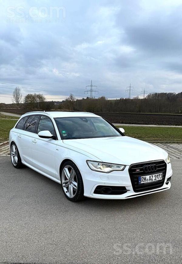 White Audi A6 2013 in Riga, with an engine capacity of 3.00 L and mileage of 165 thousand km for 17500 €, photo 2 on AUTOMOTO.COM.LV