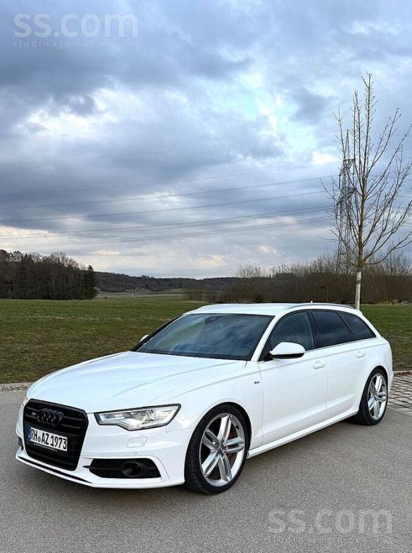 White Audi A6 2013 in Riga, with an engine capacity of 3.00 L and mileage of 165 thousand km for 17500 €, photo 4 on AUTOMOTO.COM.LV
