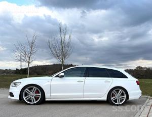 White Audi A6 2013 in Riga, with an engine capacity of 3.00 L and mileage of 165 thousand km for 17500 €, photo 6 on AUTOMOTO.COM.LV
