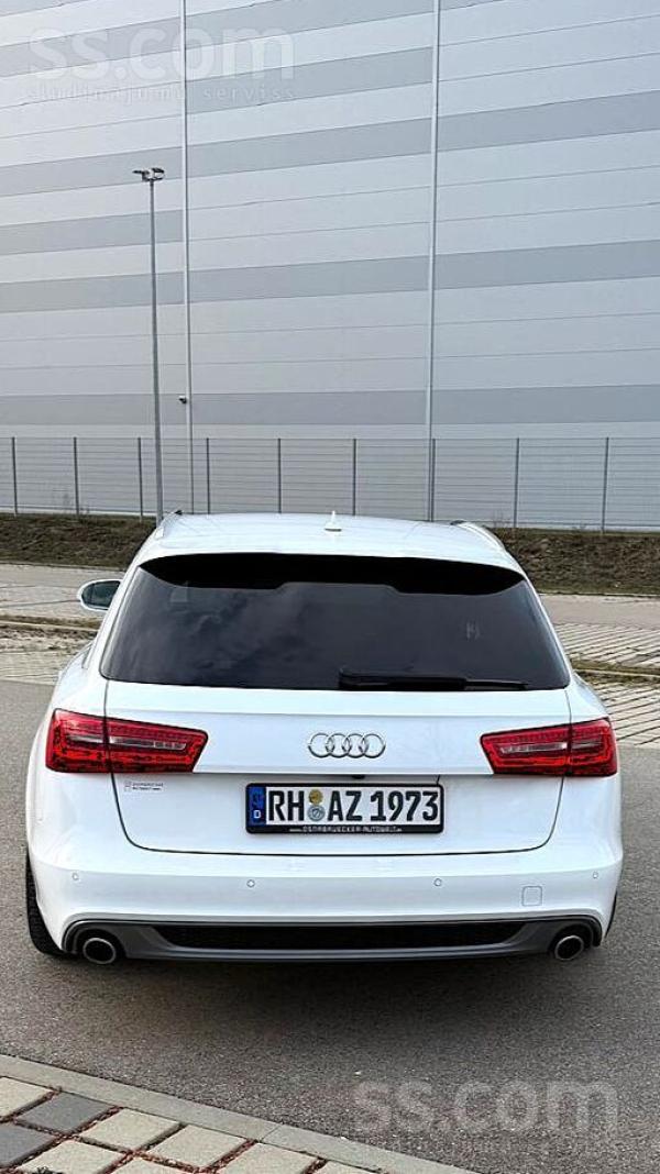 White Audi A6 2013 in Riga, with an engine capacity of 3.00 L and mileage of 165 thousand km for 17500 €, photo 7 on AUTOMOTO.COM.LV