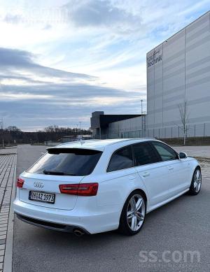 White Audi A6 2013 in Riga, with an engine capacity of 3.00 L and mileage of 165 thousand km for 17500 €, photo 9 on AUTOMOTO.COM.LV