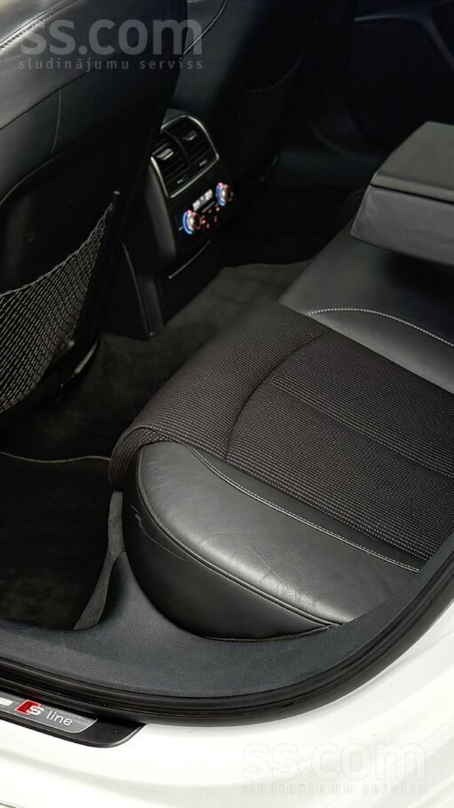 White Audi A6 2013 in Riga, with an engine capacity of 3.00 L and mileage of 165 thousand km for 17500 €, photo 13 on AUTOMOTO.COM.LV