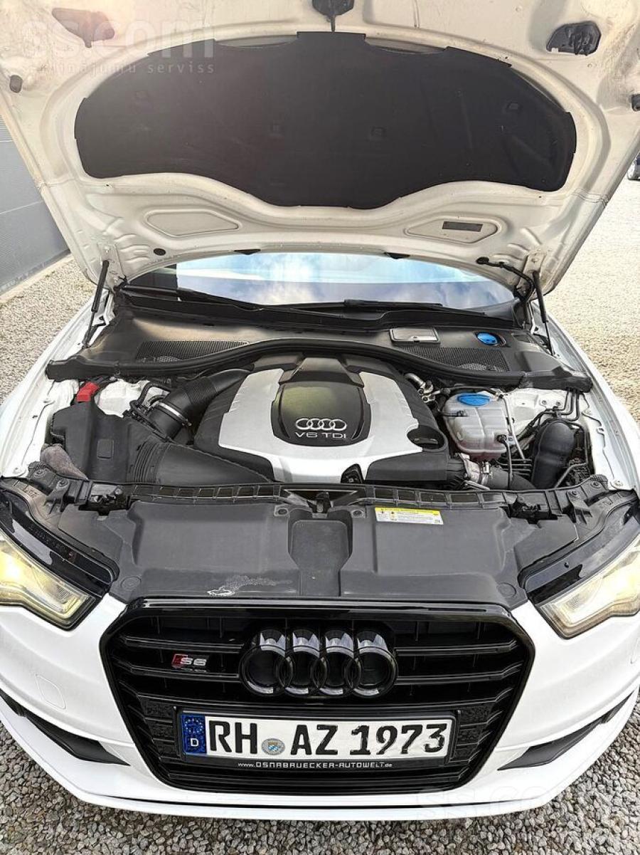White Audi A6 2013 in Riga, with an engine capacity of 3.00 L and mileage of 165 thousand km for 17500 €, photo 19 on AUTOMOTO.COM.LV