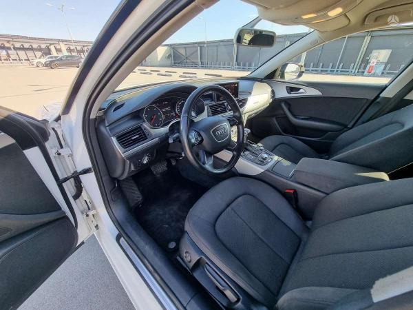 White Audi A6 2013 in Kaunas, with an engine capacity of 2.97 L and mileage of 281 thousand km for 8900 €, photo 9 on AUTOMOTO.COM.LV