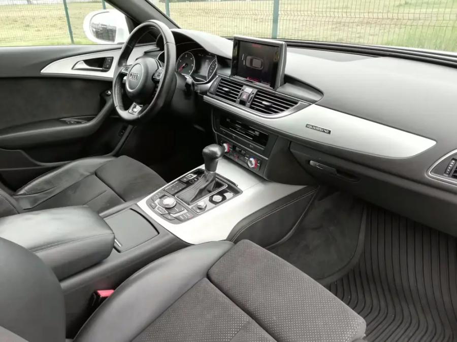 White Audi A6 2013 in Saldus, with an engine capacity of 3.00 L and mileage of 235 thousand km for 11500 €, photo 12 on AUTOMOTO.COM.LV