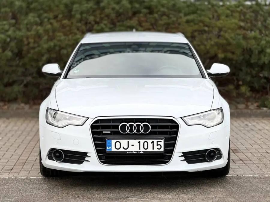White Audi A6 2013 in Riga, with an engine capacity of 3.00 L and mileage of 249 thousand km for 11950 €, photo 3 on AUTOMOTO.COM.LV
