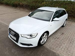 White Audi A6 2013 in Riga, with an engine capacity of 3.00 L and mileage of 249 thousand km for 11950 €, photo 5 on AUTOMOTO.COM.LV