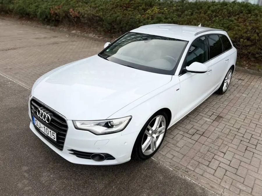 White Audi A6 2013 in Riga, with an engine capacity of 3.00 L and mileage of 249 thousand km for 11950 €, photo 5 on AUTOMOTO.COM.LV