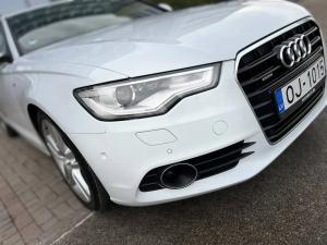 White Audi A6 2013 in Riga, with an engine capacity of 3.00 L and mileage of 249 thousand km for 11950 €, photo 7 on AUTOMOTO.COM.LV