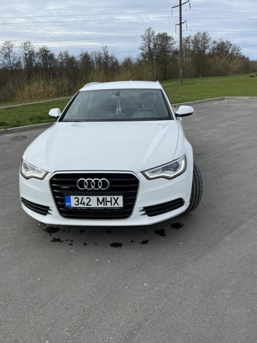 White Audi A6 2013 in Maardu, with an engine capacity of 3.00 L and mileage of 217 thousand km for 13700 €, photo 9 on AUTOMOTO.COM.LV