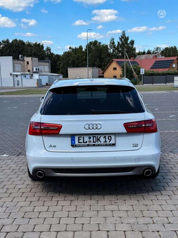 White Audi A6 2013 in Raseiniai, with an engine capacity of 2.97 L and mileage of 262 thousand km for 11700 €, photo 9 on AUTOMOTO.COM.LV