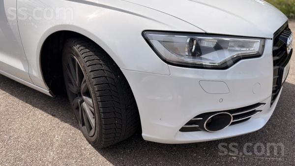 Balts Audi A6 2013 Daugavpils, ar dzinēja tilpumu 3.00 L un nobraukumu 444 tūkst. km par 7900 €, foto 6 vietnē AUTOMOTO.COM.LV