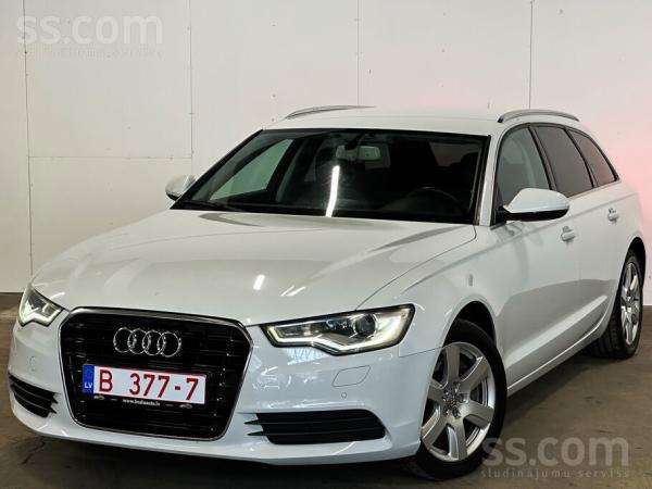 White Audi A6 2013 in Jurmala, with an engine capacity of 3.00 L and mileage of 250 thousand km for 8950 €, photo 1 on AUTOMOTO.COM.LV
