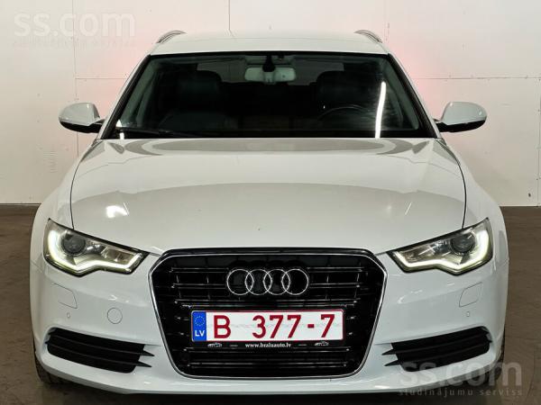 White Audi A6 2013 in Jurmala, with an engine capacity of 3.00 L and mileage of 250 thousand km for 8950 €, photo 5 on AUTOMOTO.COM.LV