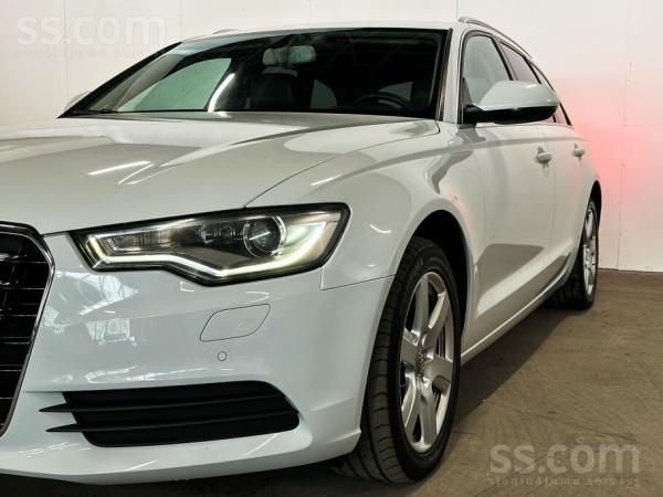 White Audi A6 2013 in Jurmala, with an engine capacity of 3.00 L and mileage of 250 thousand km for 8950 €, photo 8 on AUTOMOTO.COM.LV