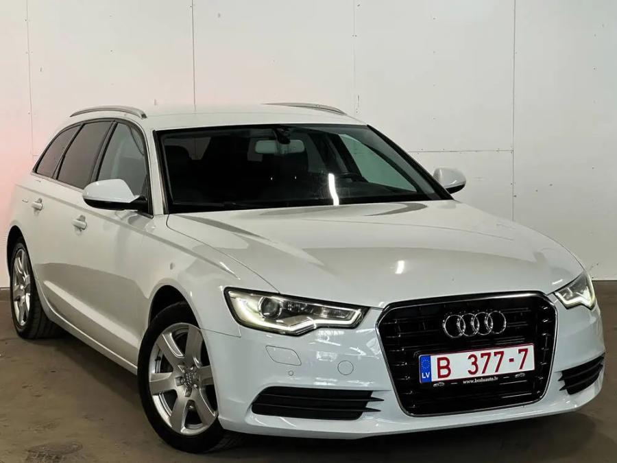 White Audi A6 2013 in Jurmala, with an engine capacity of 3.00 L and mileage of 250 thousand km for 8950 €, photo 5 on AUTOMOTO.COM.LV