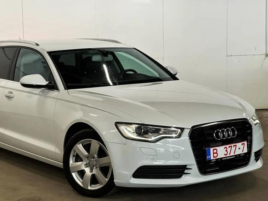 White Audi A6 2013 in Jurmala, with an engine capacity of 3.00 L and mileage of 250 thousand km for 8950 €, photo 7 on AUTOMOTO.COM.LV