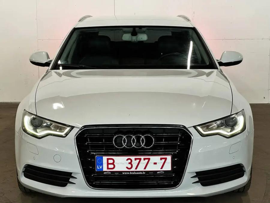 White Audi A6 2013 in Jurmala, with an engine capacity of 3.00 L and mileage of 250 thousand km for 8950 €, photo 10 on AUTOMOTO.COM.LV