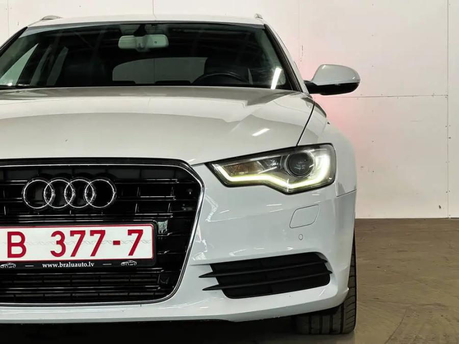 White Audi A6 2013 in Jurmala, with an engine capacity of 3.00 L and mileage of 250 thousand km for 8950 €, photo 11 on AUTOMOTO.COM.LV