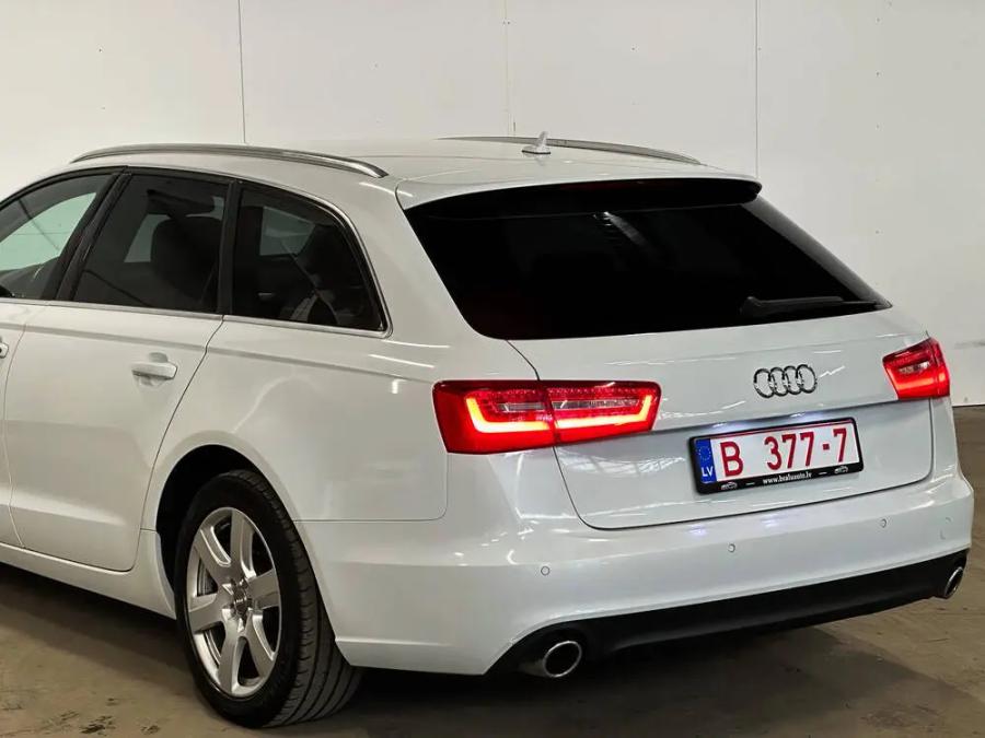 White Audi A6 2013 in Jurmala, with an engine capacity of 3.00 L and mileage of 250 thousand km for 8950 €, photo 13 on AUTOMOTO.COM.LV