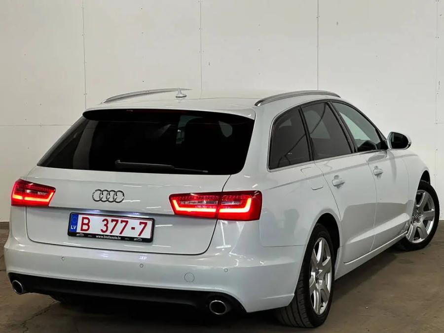 White Audi A6 2013 in Jurmala, with an engine capacity of 3.00 L and mileage of 250 thousand km for 8950 €, photo 14 on AUTOMOTO.COM.LV