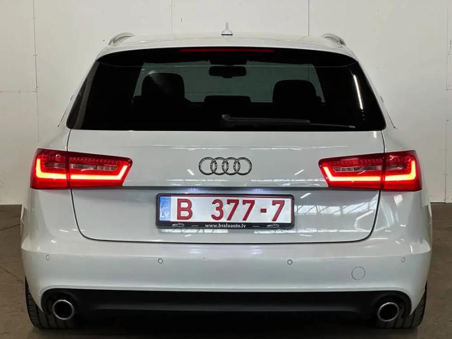 White Audi A6 2013 in Jurmala, with an engine capacity of 3.00 L and mileage of 250 thousand km for 8950 €, photo 16 on AUTOMOTO.COM.LV