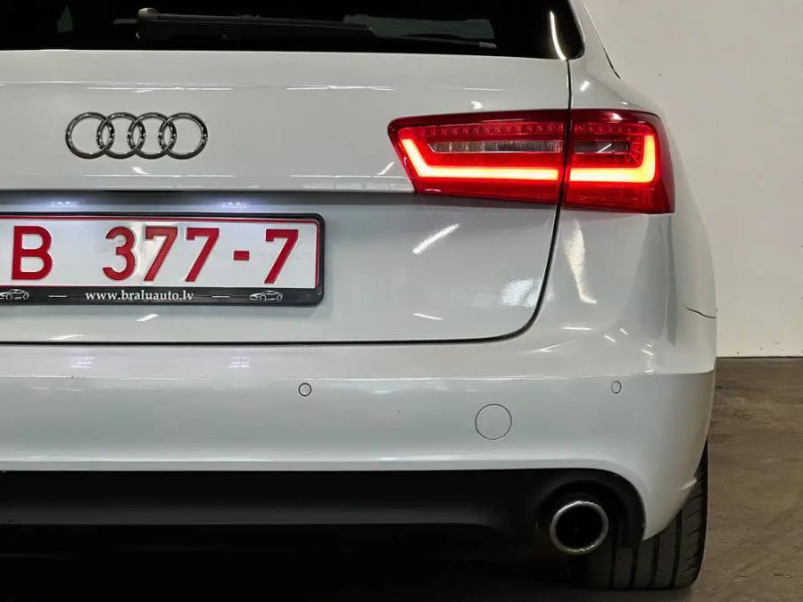 White Audi A6 2013 in Jurmala, with an engine capacity of 3.00 L and mileage of 250 thousand km for 8950 €, photo 17 on AUTOMOTO.COM.LV