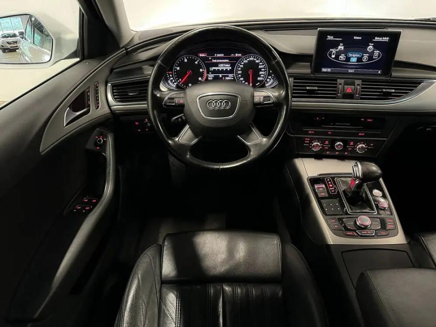 White Audi A6 2013 in Jurmala, with an engine capacity of 3.00 L and mileage of 250 thousand km for 8950 €, photo 31 on AUTOMOTO.COM.LV