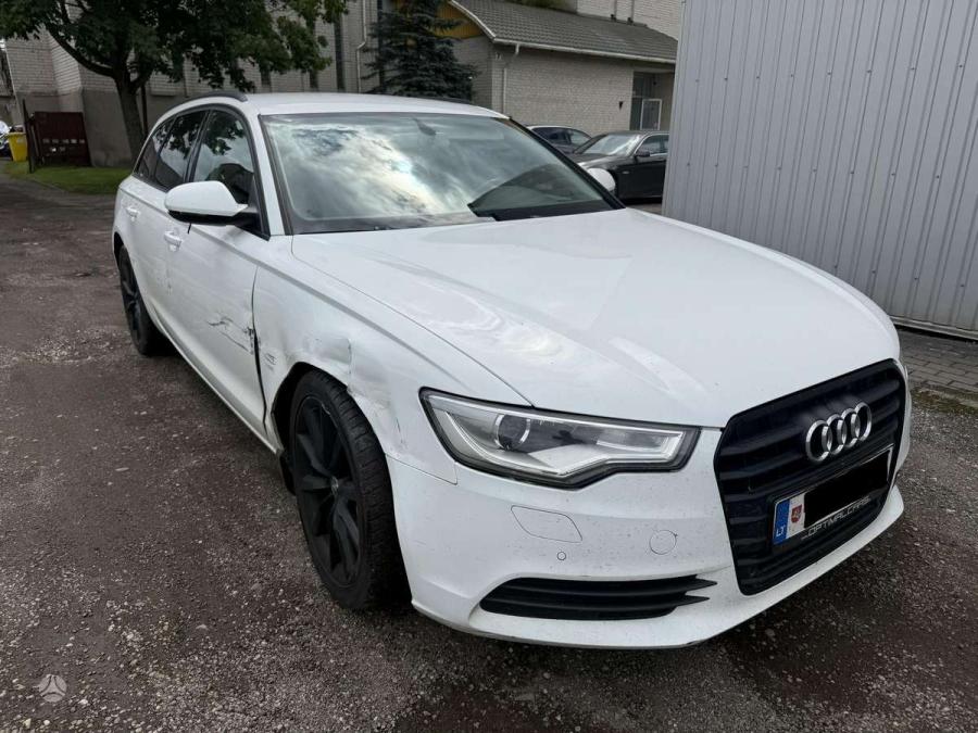 White Audi A6 2013 in Telschi, with an engine capacity of 1.97 L and mileage of 223 thousand km for 5800 €, photo 3 on AUTOMOTO.COM.LV