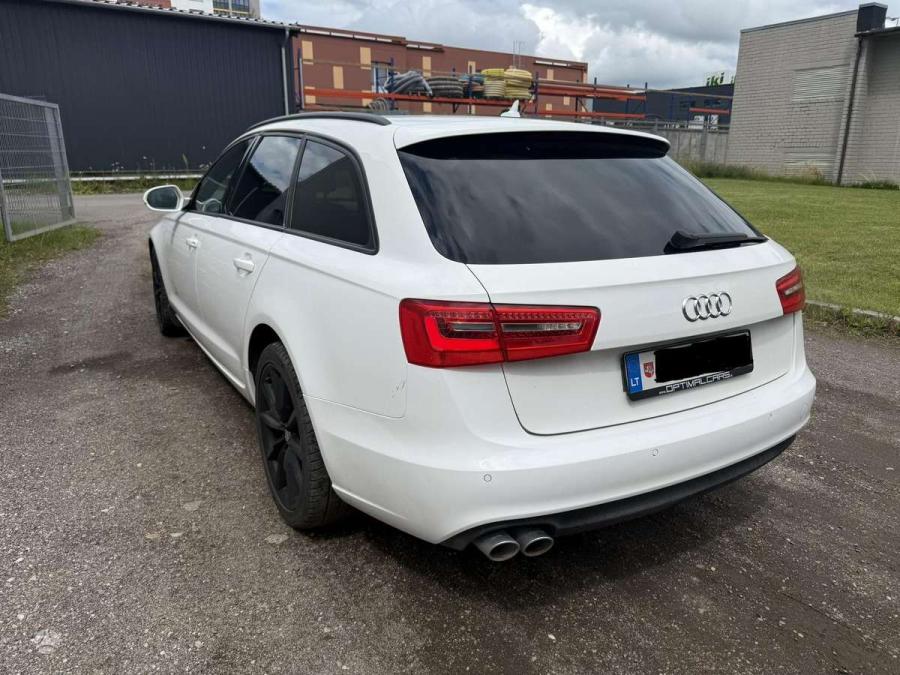White Audi A6 2013 in Telschi, with an engine capacity of 1.97 L and mileage of 223 thousand km for 5800 €, photo 9 on AUTOMOTO.COM.LV