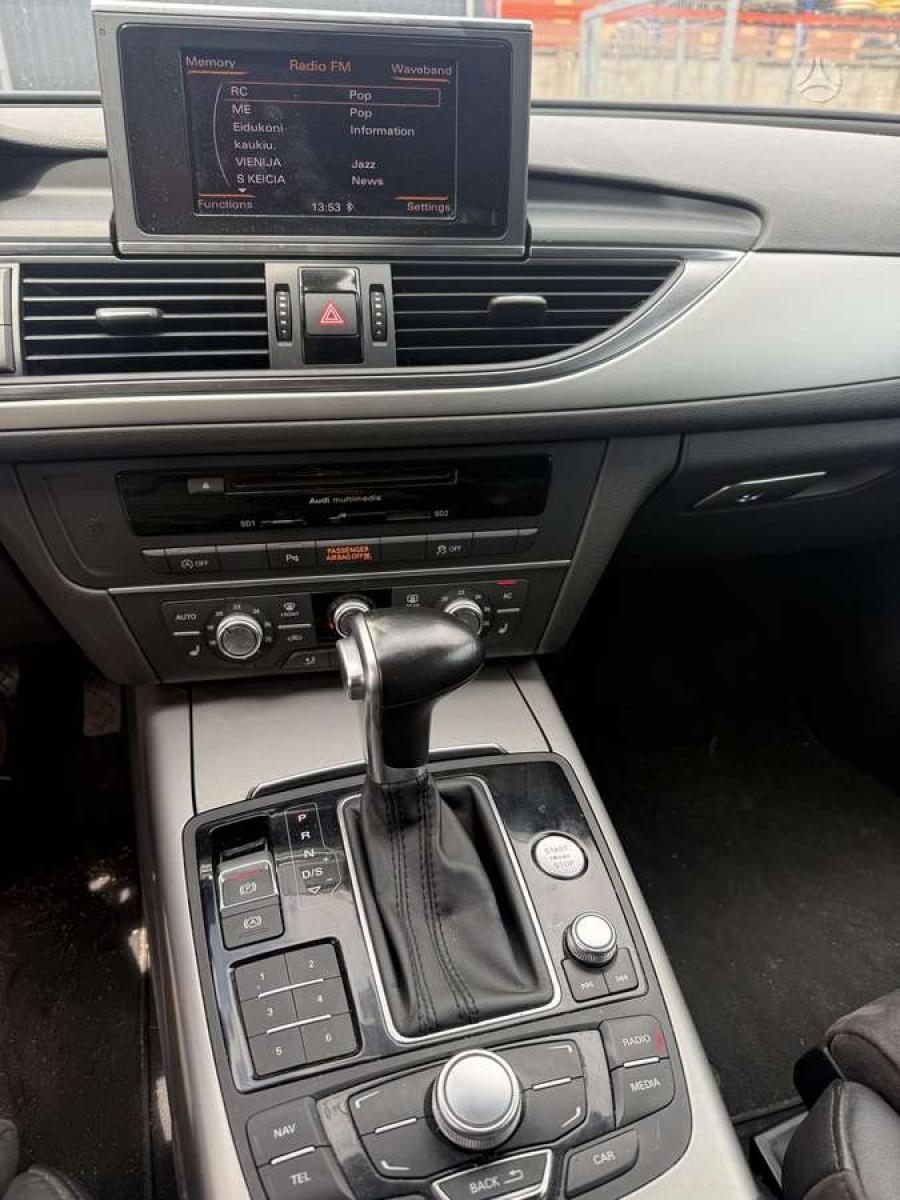 White Audi A6 2013 in Telschi, with an engine capacity of 1.97 L and mileage of 223 thousand km for 5800 €, photo 13 on AUTOMOTO.COM.LV