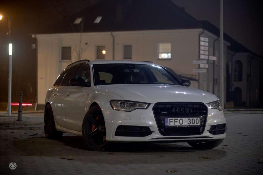 White Audi A6 2013 in Kaunas, with an engine capacity of 2.97 L and mileage of 330 thousand km for 11700 €, photo 1 on AUTOMOTO.COM.LV