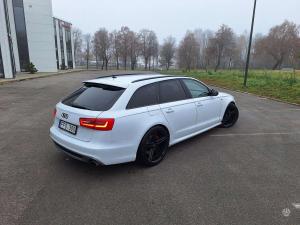 White Audi A6 2013 in Kaunas, with an engine capacity of 2.97 L and mileage of 330 thousand km for 11700 €, photo 5 on AUTOMOTO.COM.LV