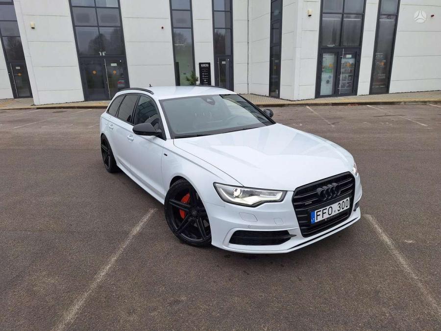 White Audi A6 2013 in Kaunas, with an engine capacity of 2.97 L and mileage of 330 thousand km for 11700 €, photo 6 on AUTOMOTO.COM.LV