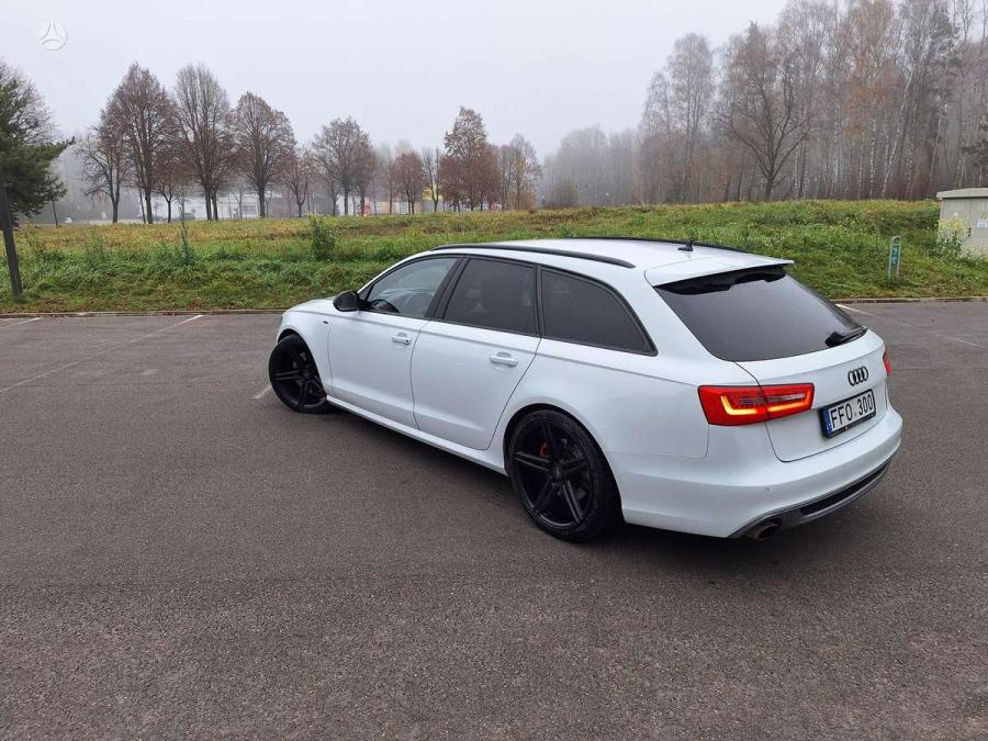 White Audi A6 2013 in Kaunas, with an engine capacity of 2.97 L and mileage of 330 thousand km for 11700 €, photo 8 on AUTOMOTO.COM.LV