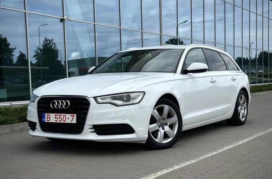 White Audi A6 2013 in Rezekne, with an engine capacity of 3.00 L and mileage of 239 thousand km for 8990 €, photo 3 on AUTOMOTO.COM.LV