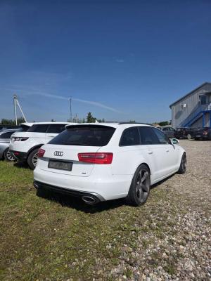 White Audi A6 2013 in Marijampole, with an engine capacity of 3.00 L and mileage of 300 thousand km for 6200 €, photo 4 on AUTOMOTO.COM.LV