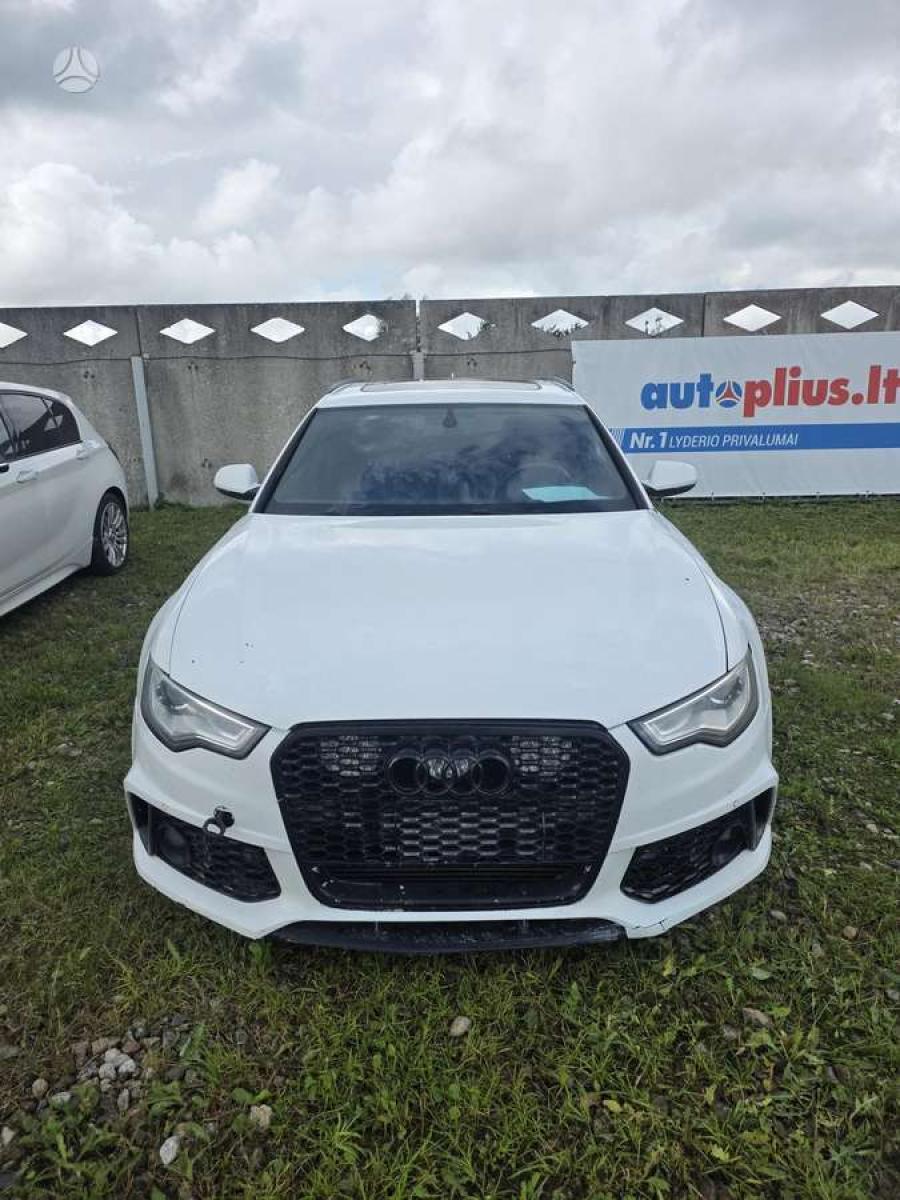 White Audi A6 2013 in Marijampole, with an engine capacity of 3.00 L and mileage of 300 thousand km for 6200 €, photo 5 on AUTOMOTO.COM.LV